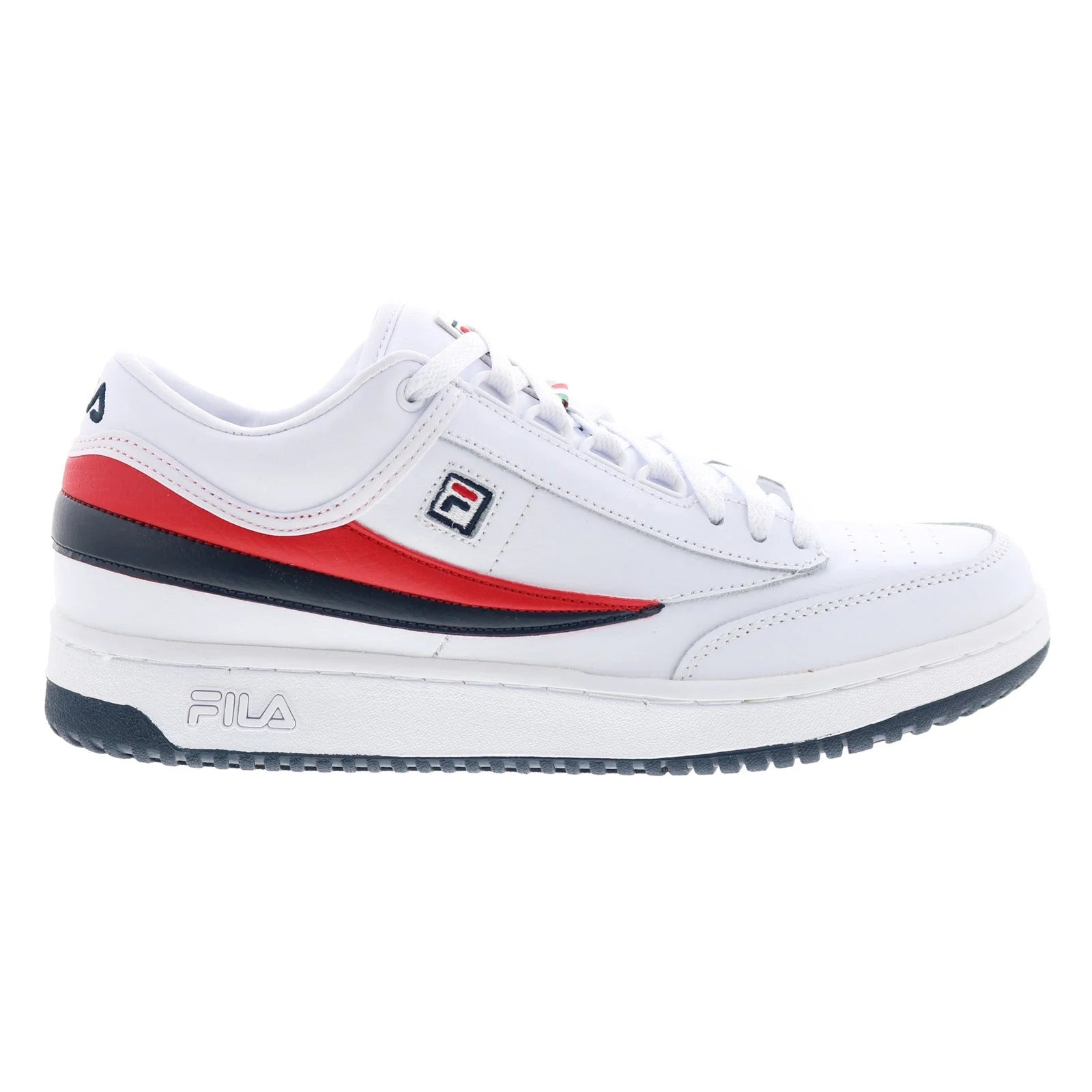 Fila T-1 Mid 1VT13037-150 Mens White Leather Lifestyle Sneakers Shoes