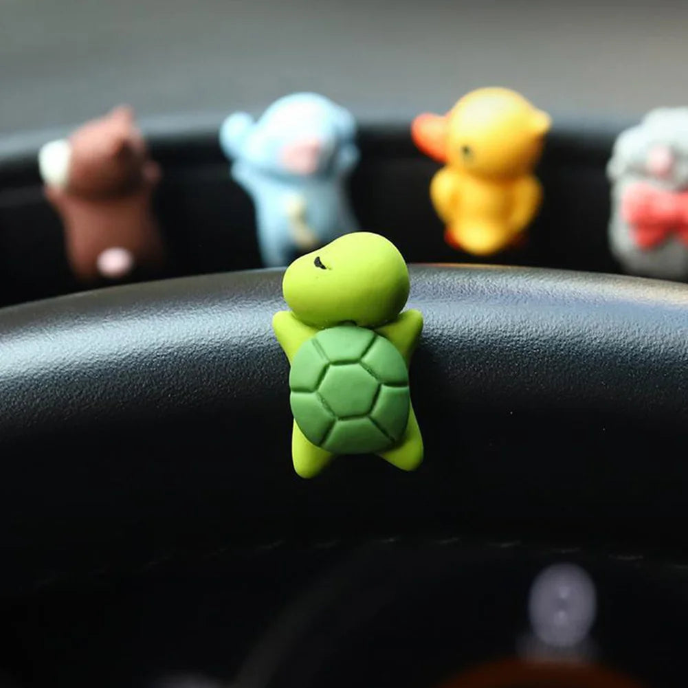 Cute Car Ornaments Car Center Console Display Screen Car Interior Deco